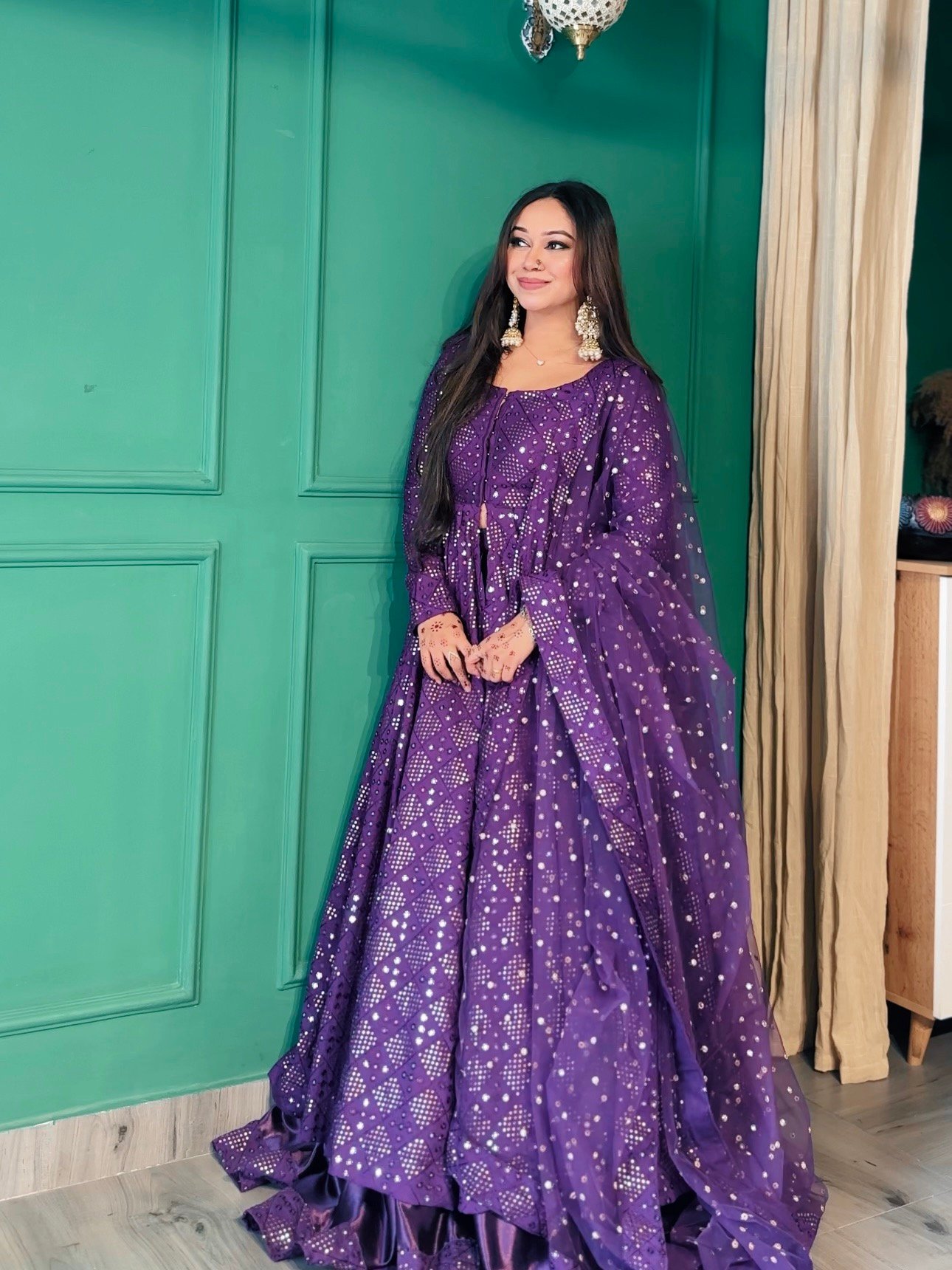 Zarqaa Mirror Queen Look Sawarlu Trendy Women s Ethnic Wear